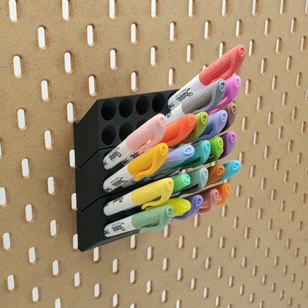 Rectangle Marker Storage | Configurable | SKADIS Compatible – Just Hanging